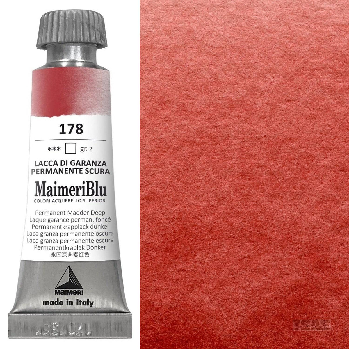 Maimeri Blu Permanent Madder Deep Perilene 12ml — The Sydney Art Store