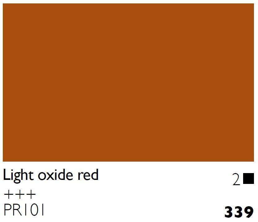 339 Light Oxide Red Cobra Oils 40ml | The Sydney Art Store
