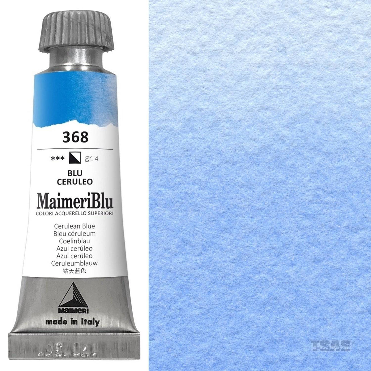 Maimeri Blu 12ml Cerulean Blue Paint for Artists — The Sydney Art Store