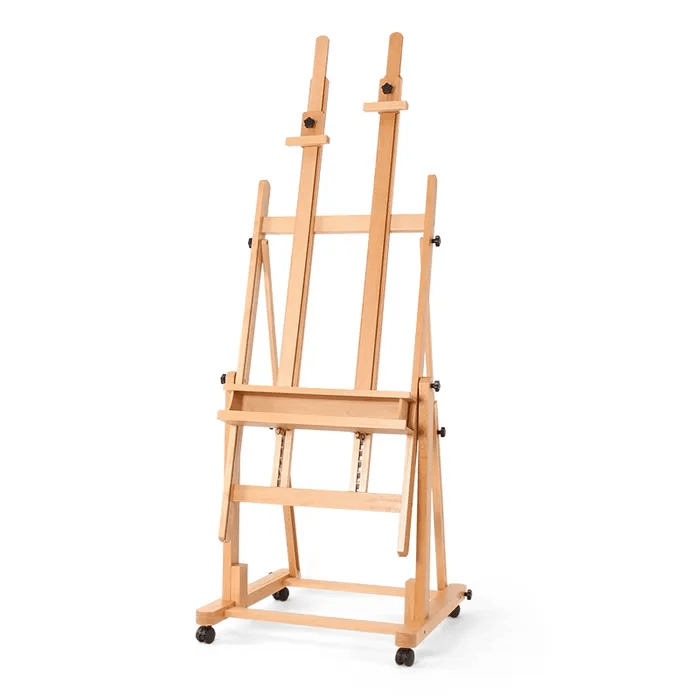 Alesandro Large Double Mast Studio Easel: Beechwood Construction — The ...