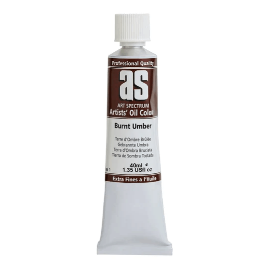 Art Spectrum Burnt Umber Oil Colour - Australian Professional Quality ...