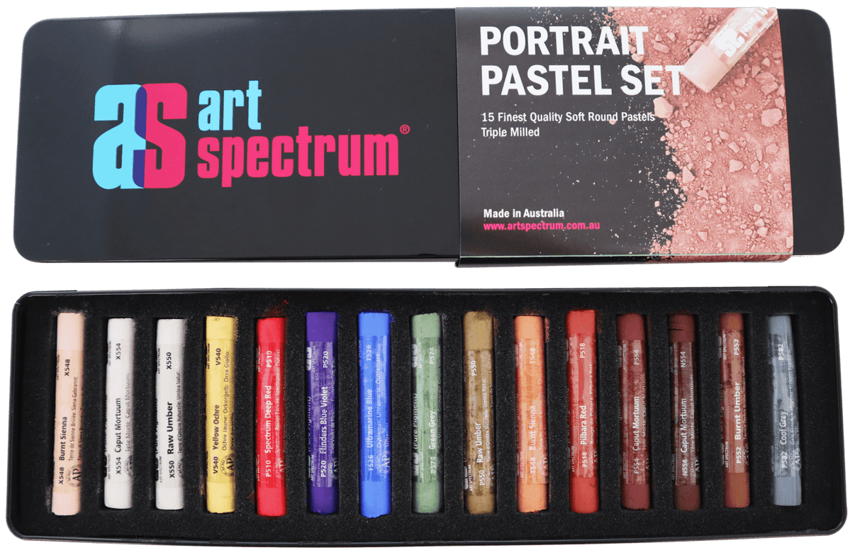 Art Spectrum Soft Pastels 15 Set Portrait Box Sets of 15 — The Sydney ...
