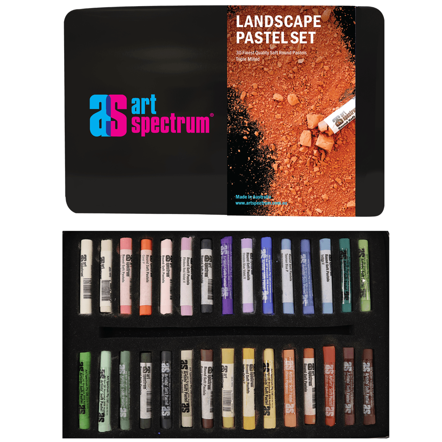 Art Spectrum Soft Pastels 30 Set Landscape | The Sydney Art Store