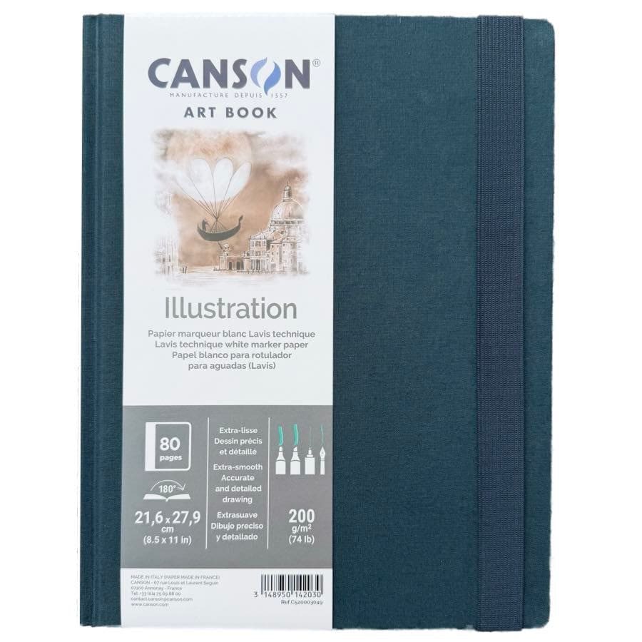 Canson Book 300 Pro Illustration Hardbound A4 — The Sydney Art Store
