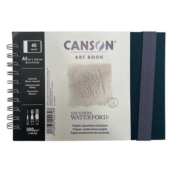 Canson Book 300gsm Pro Saunders Landscape 20Shts A5 — The Sydney Art Store