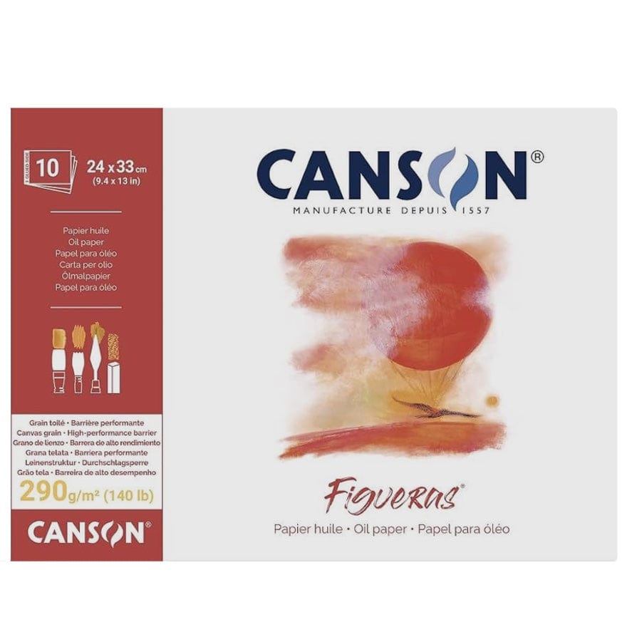 Canson Figueras 290gsm Textured Oil Paper — The Sydney Art Store