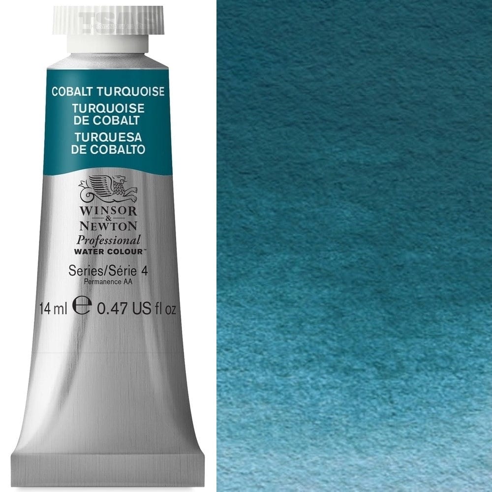 Cobalt Turquoise 14ml Winsor & Newton Watercolour | The Sydney Art Store