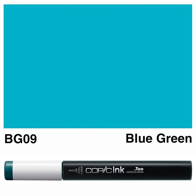 Copic Ink BG09-Blue Green — The Sydney Art Store