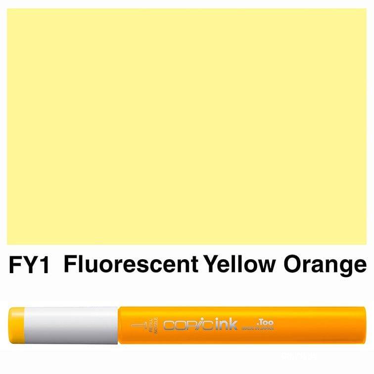 Copic Ink FY1-Fluorescent Yellow Orange — The Sydney Art Store