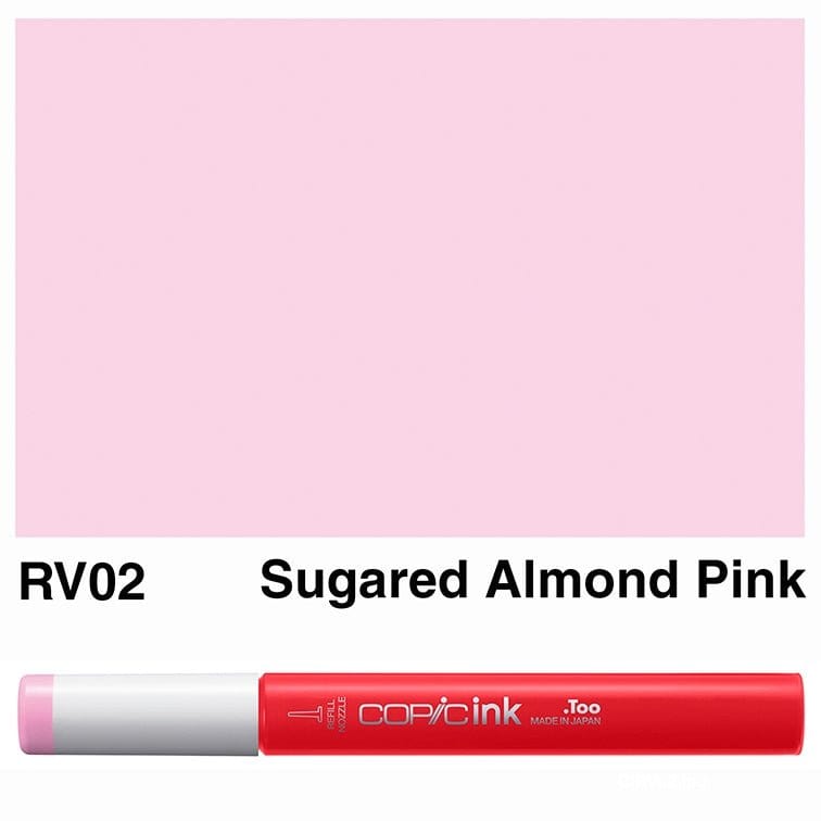 Copic Ink RV02-Sugared Almond Pink | The Sydney Art Store