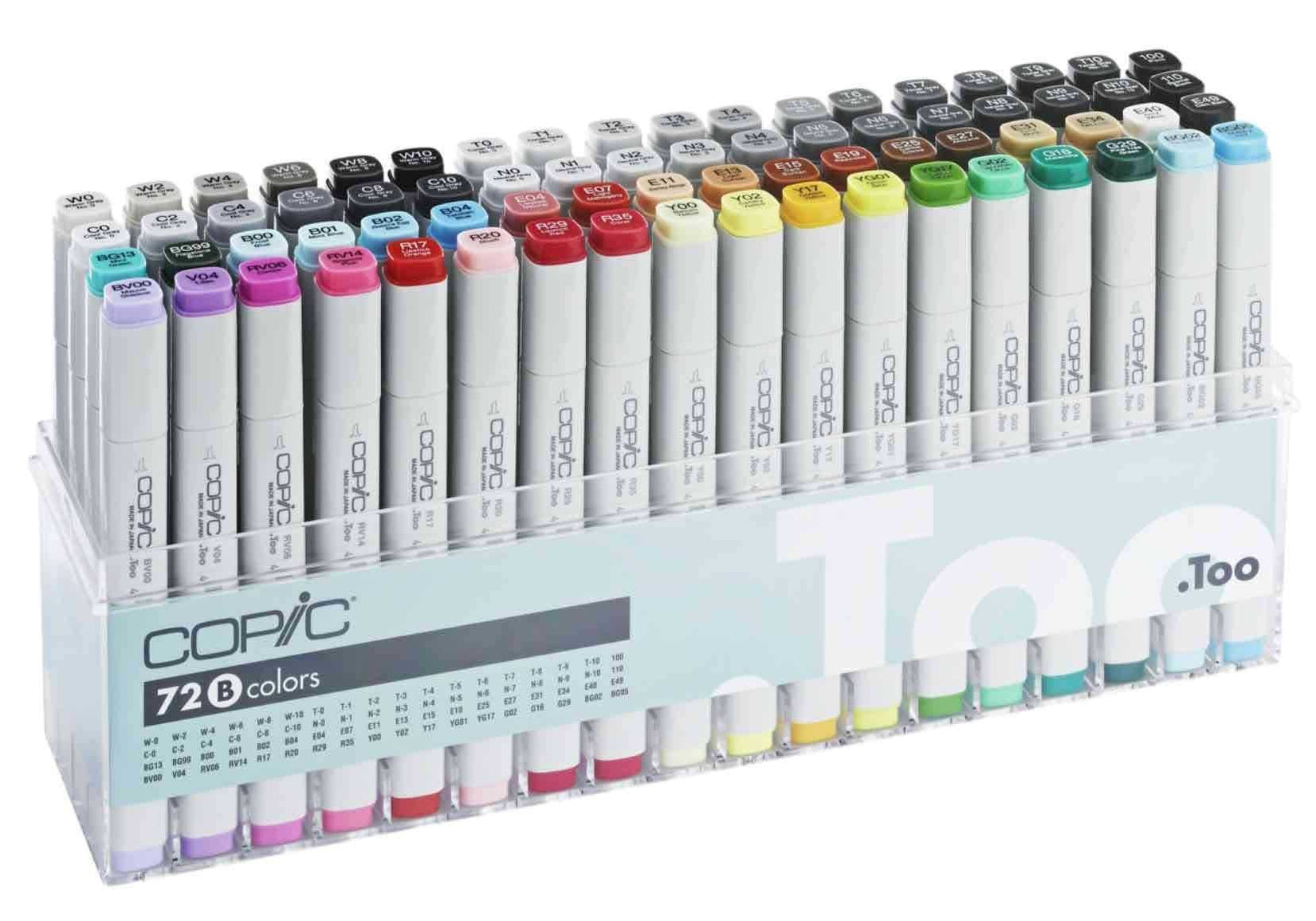 Copic Original 72B Assorted Marker Set — The Sydney Art Store