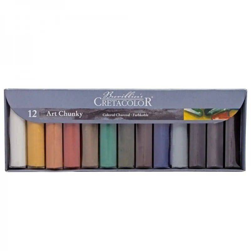 Cretacolor Art Chunky Charcoal Assorted Set 12 — The Sydney Art Store