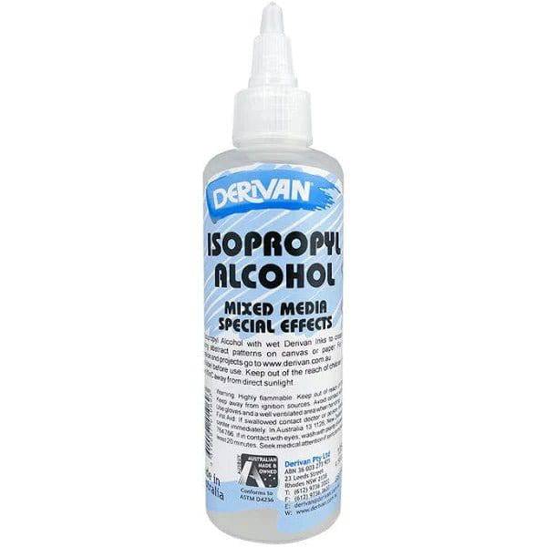 Derivan Isopropyl Alcohol 135ml for Acrylic & Alcohol Inks | Blending ...