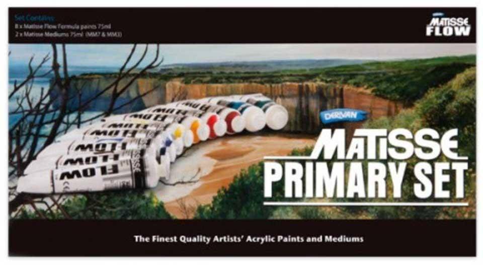 Derivan Matisse Flow Primary Set — The Sydney Art Store
