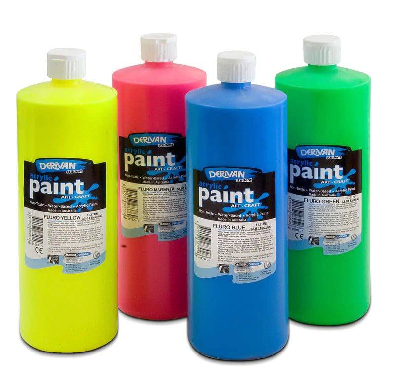 Buy Derivan Student Acrylic 1 Litre - Quality Acrylic Paint — The ...