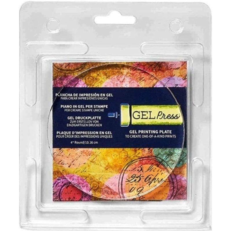 Gel Press Mono Printing Round Plates — The Sydney Art Store