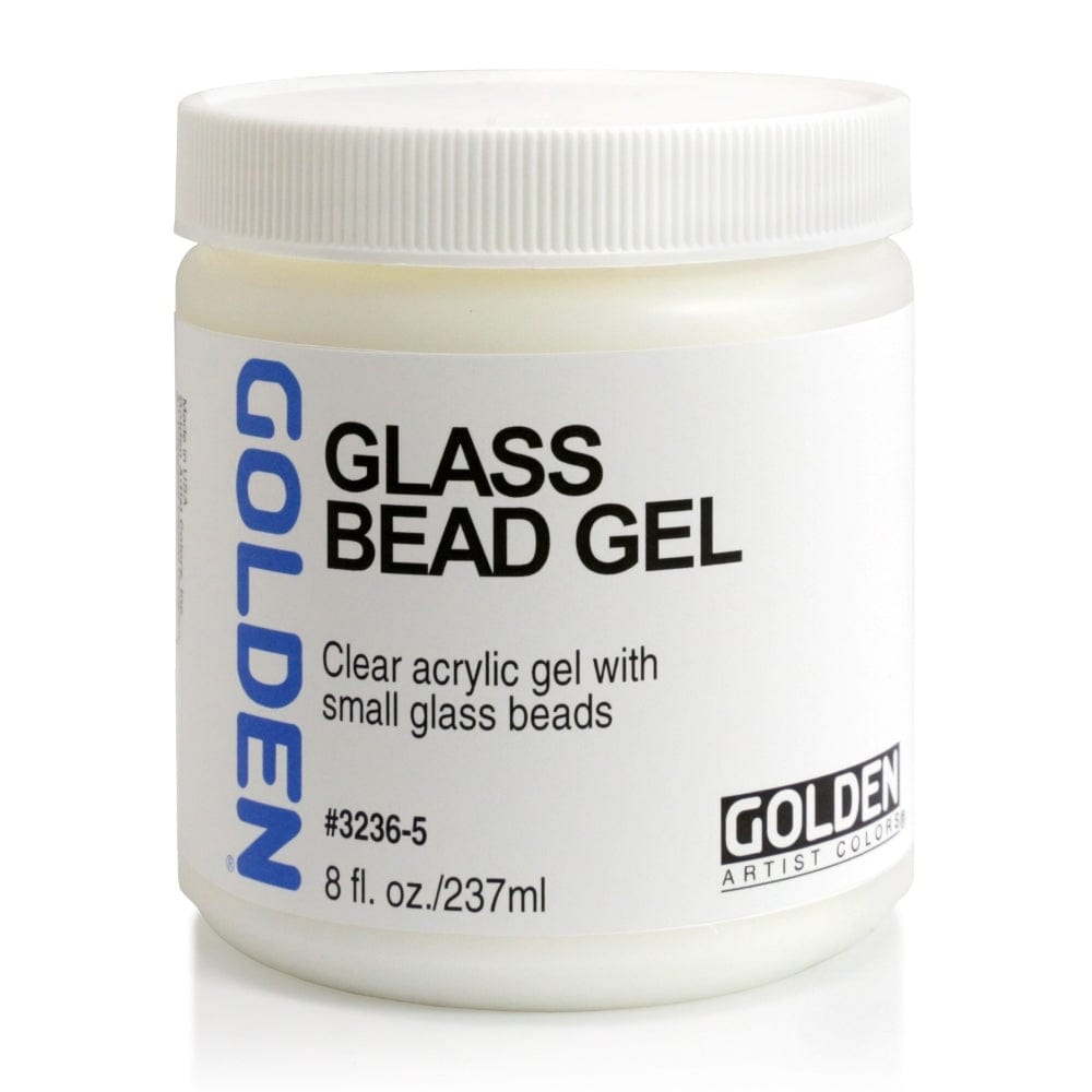 Clear Golden Glass Bead Gel for Textured Acrylic Paint — The Sydney Art ...