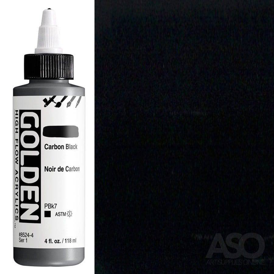 Buy Golden HF Carbon Black - High Flow Acrylics Online — The Sydney Art ...