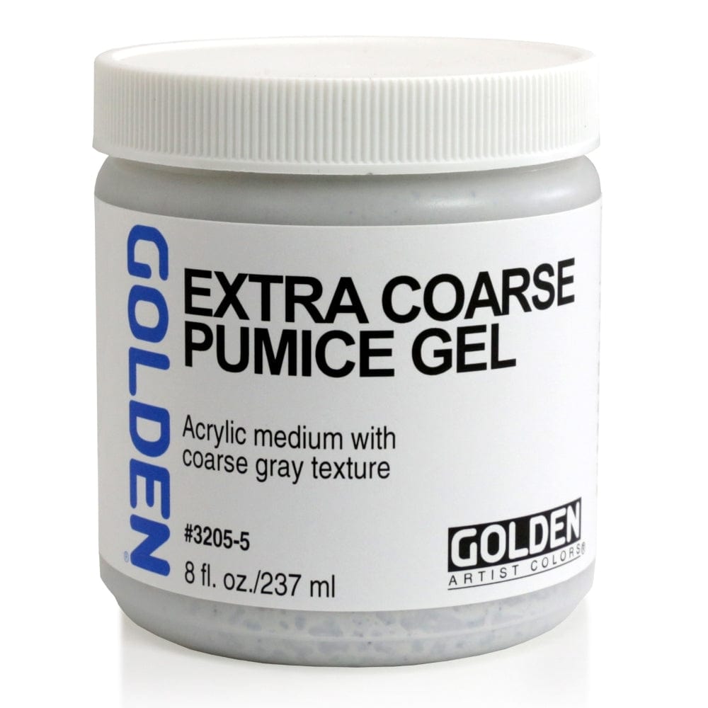 Golden Pumice Gel Extra Coarse Medium - Textured Acrylic Medium — The ...