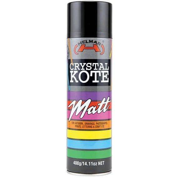 Helmer Crystal Kote Fixative Workable Matte 548ml — The Sydney Art Store