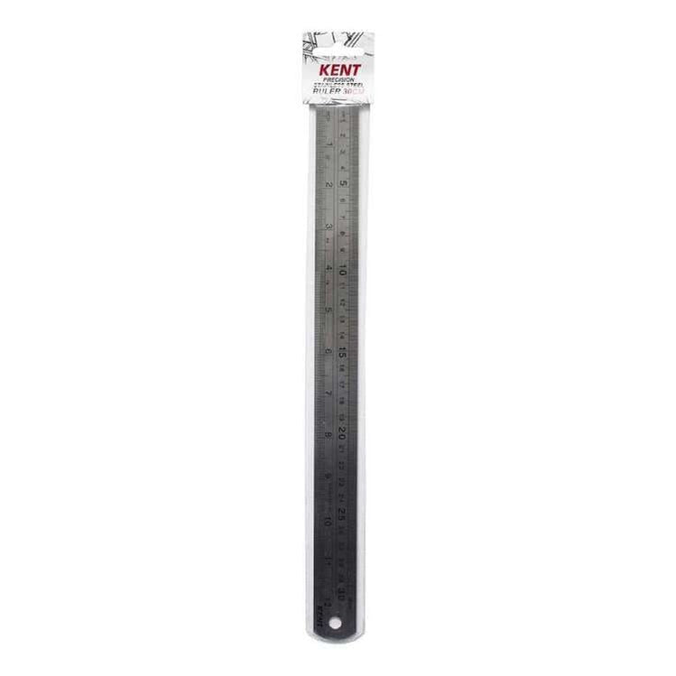 Kent Precision Stainless Steel Ruler — The Sydney Art Store