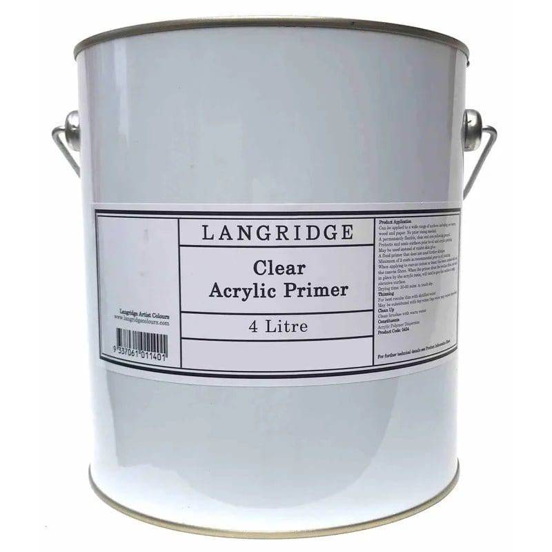 Langridge Clear Acrylic Primer | The Sydney Art Store