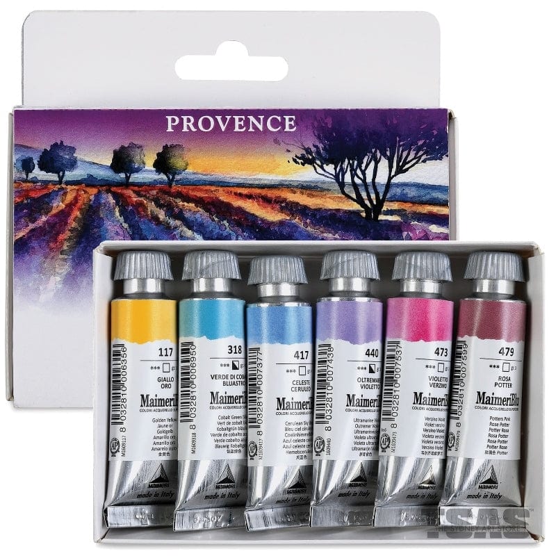 Maimeri Blu 6x12ml Provence Set — The Sydney Art Store