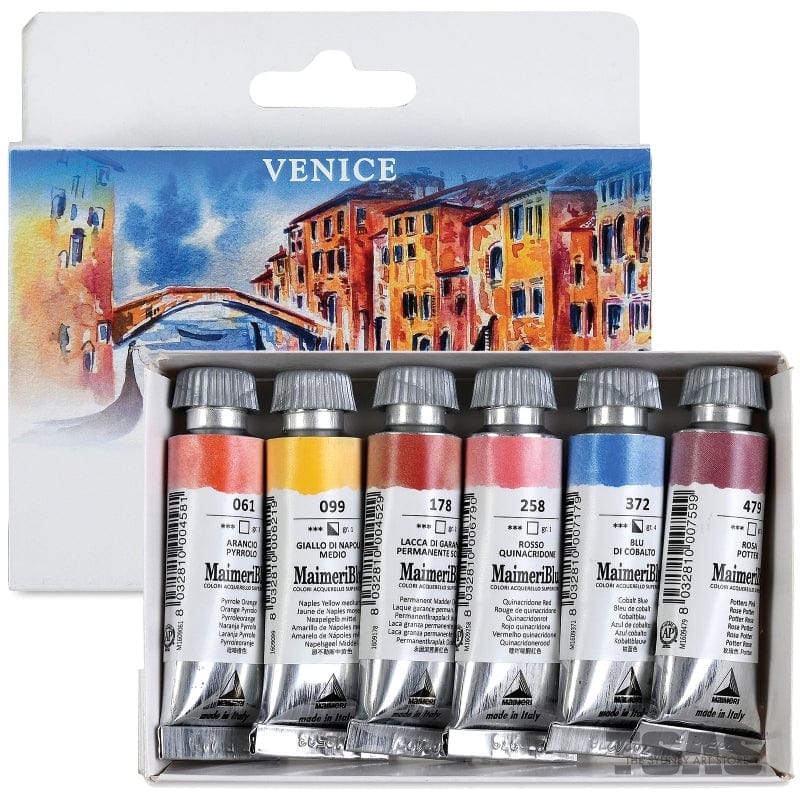 Maimeri Blu 6x12ml Venice Set — The Sydney Art Store