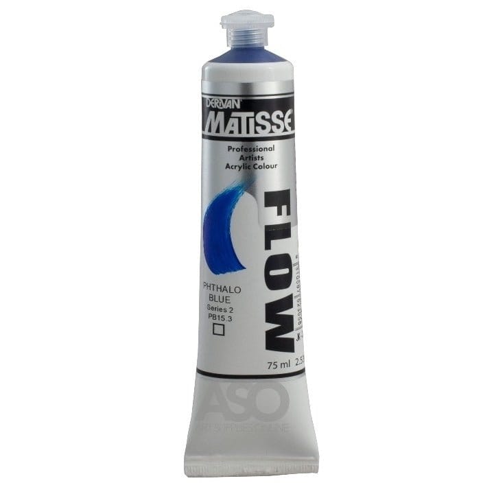 Matisse FLOW Phthalo Blue (Red Shade) — The Sydney Art Store