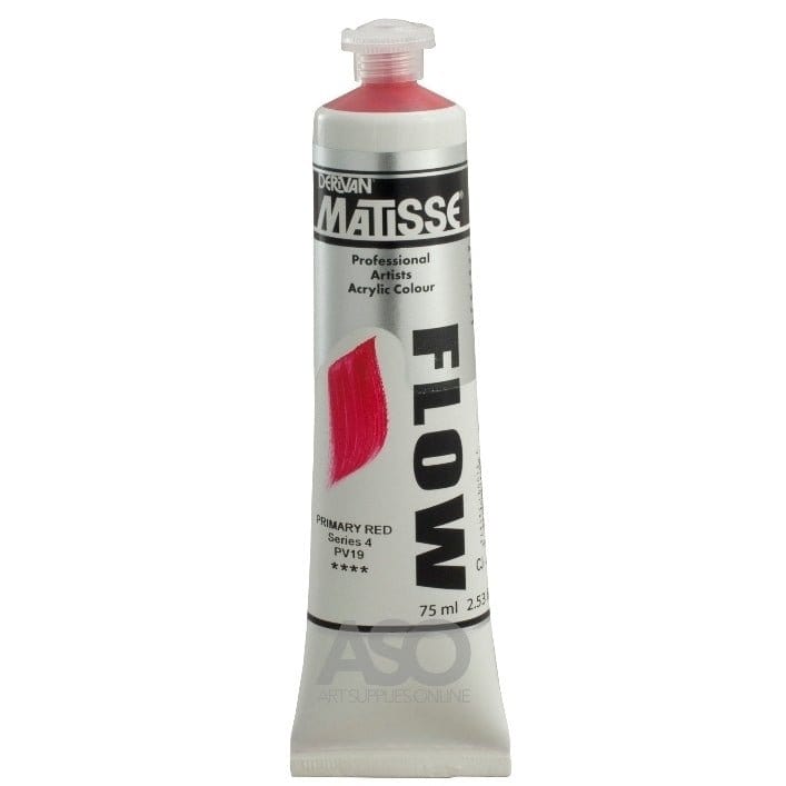 Shop Matisse Flow Primary Red Paint | Art Supplies Online — The Sydney ...