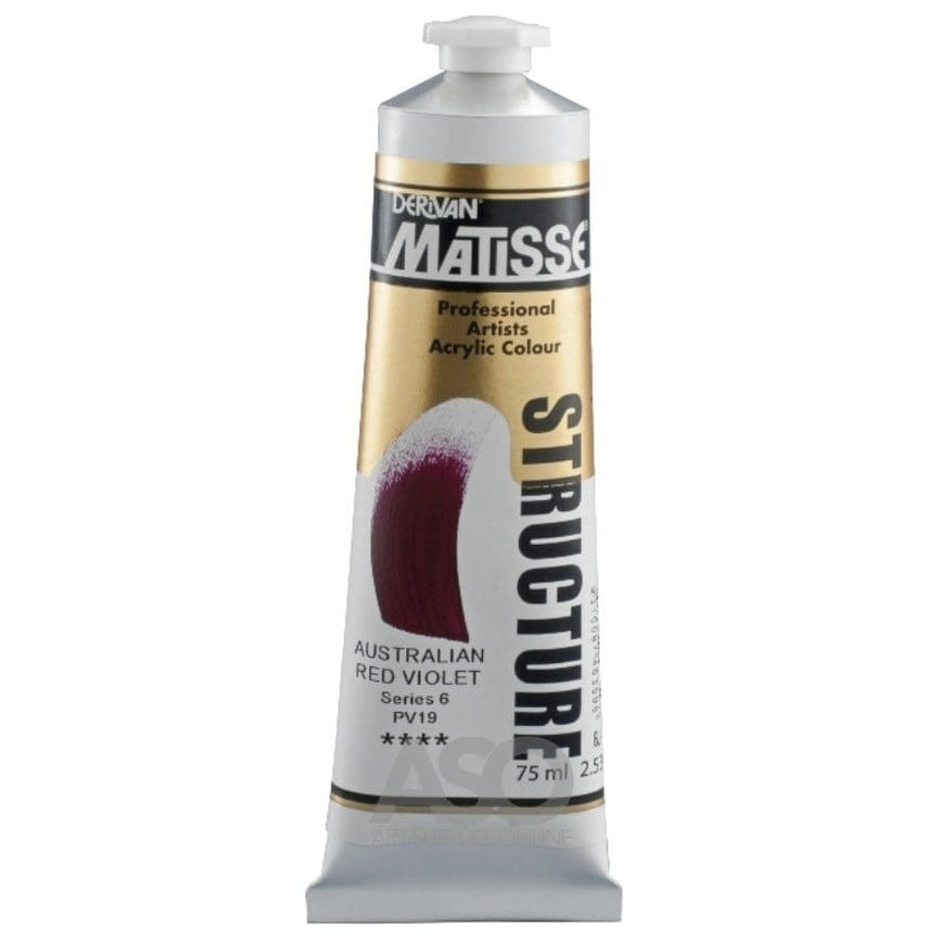 Matisse STRUCTURE Australian Red Violet — The Sydney Art Store