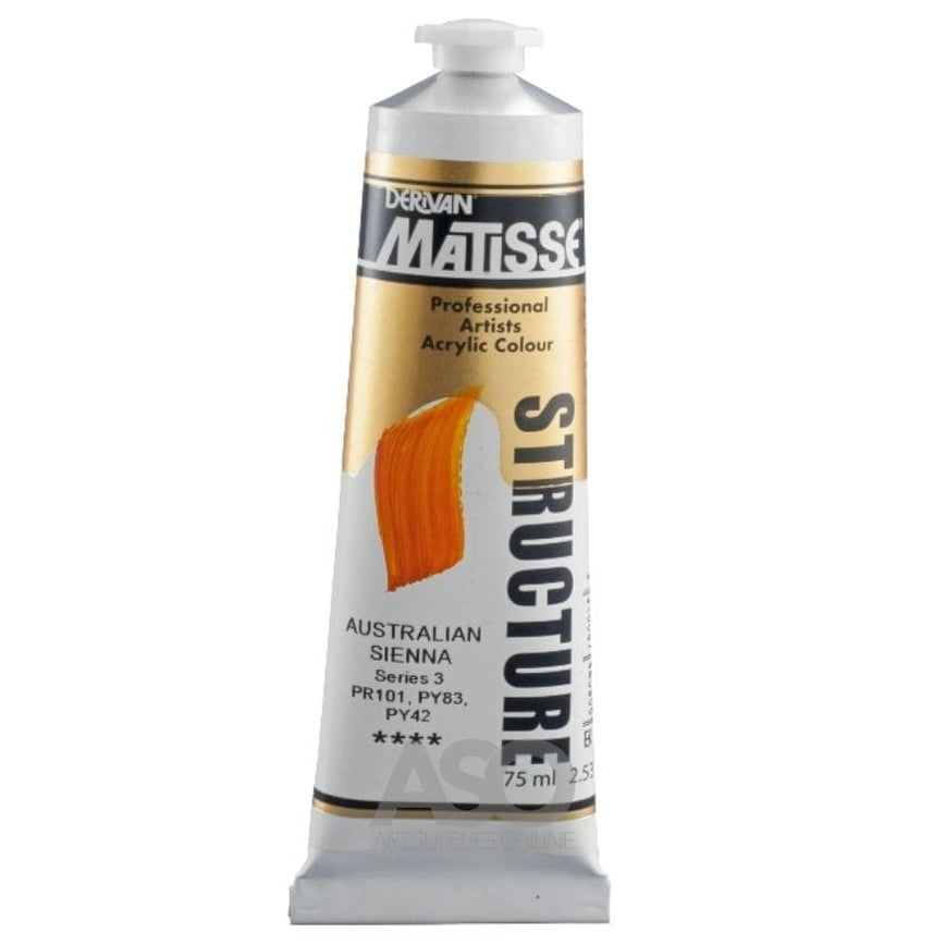 Matisse STRUCTURE Australian Sienna | The Sydney Art Store