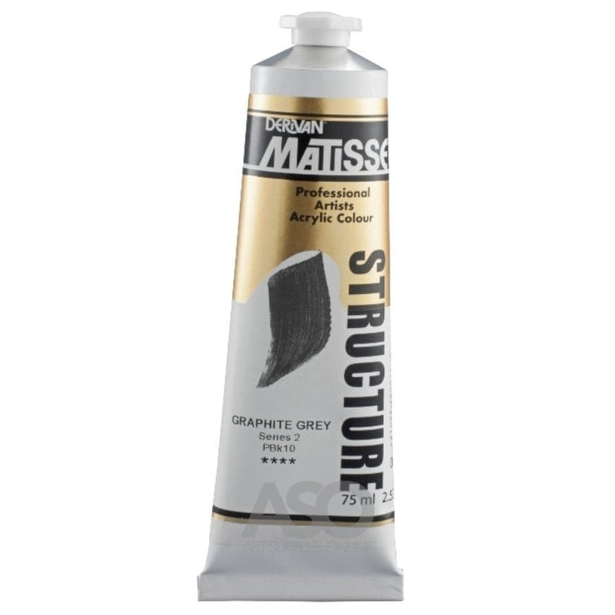 Matisse STRUCTURE Graphite Grey — The Sydney Art Store