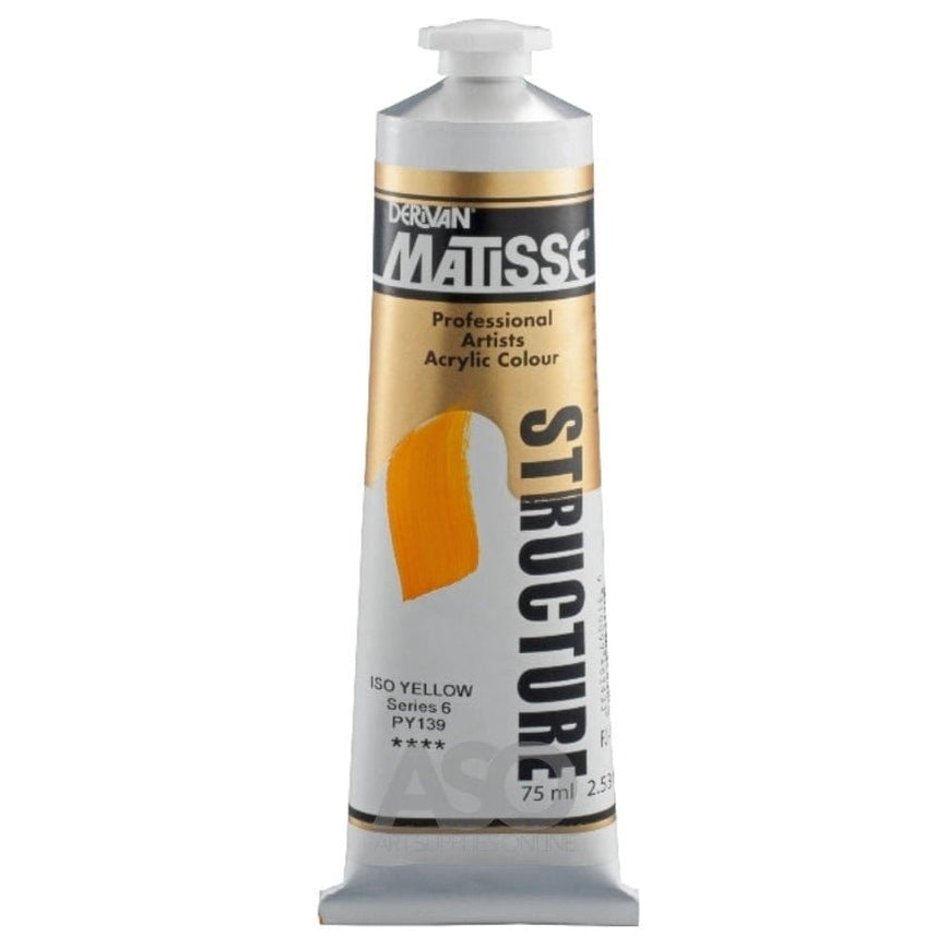 Matisse STRUCTURE Iso Yellow — The Sydney Art Store