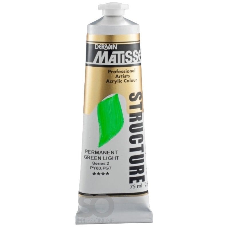 Matisse STRUCTURE Permanent Green Light | The Sydney Art Store