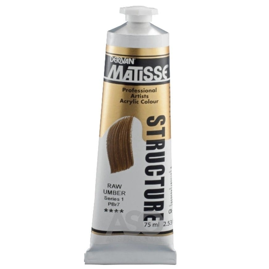 Matisse STRUCTURE Raw Umber — The Sydney Art Store