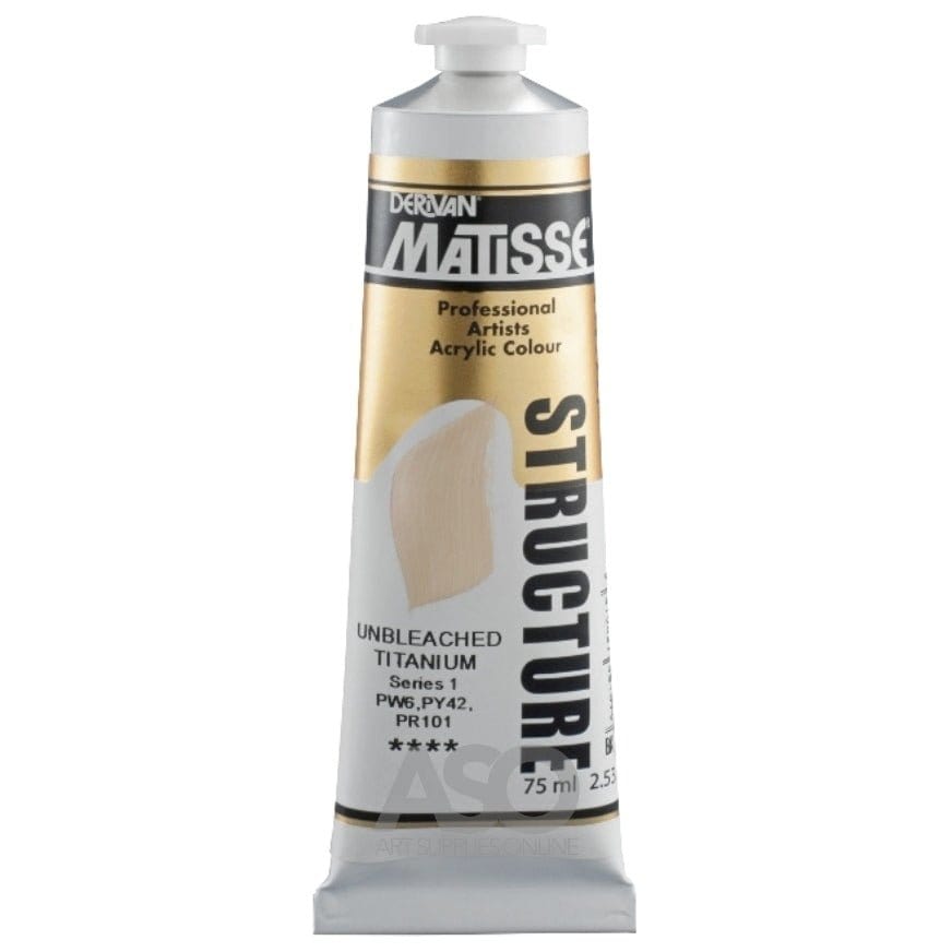 Matisse STRUCTURE Unbleached Titanium White — The Sydney Art Store