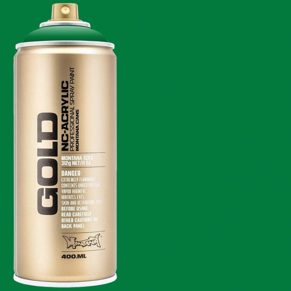 MS6010 Montana Gold Cans Shock Green 400ml | The Sydney Art Store