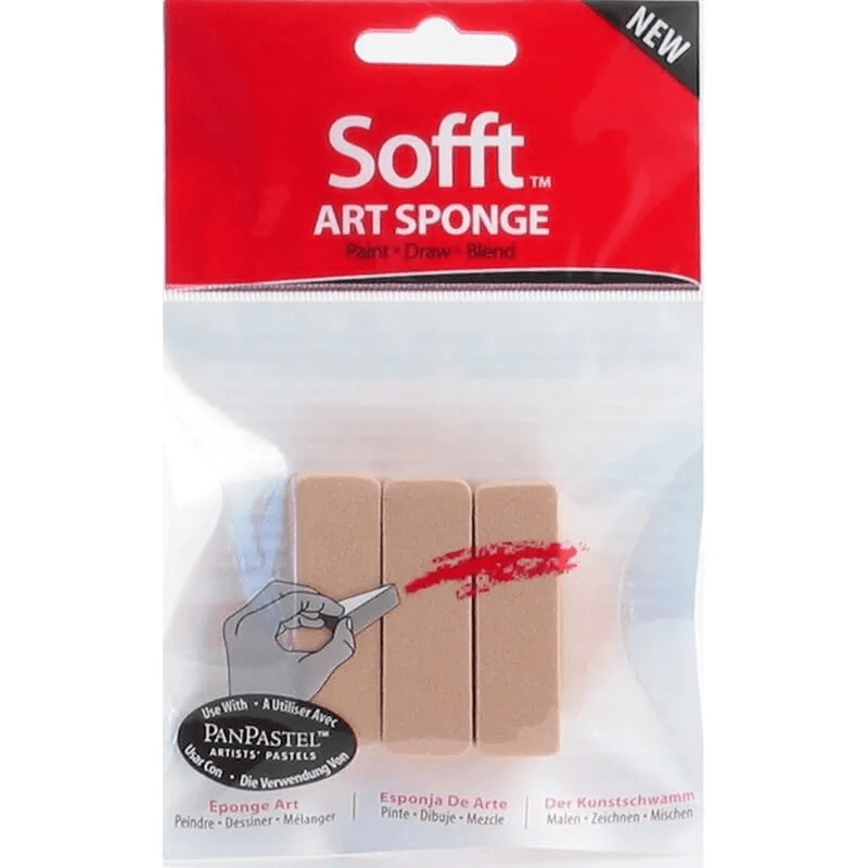 Panpastel Sofft 61022 SPONGE BAR FLAT x3 — The Sydney Art Store