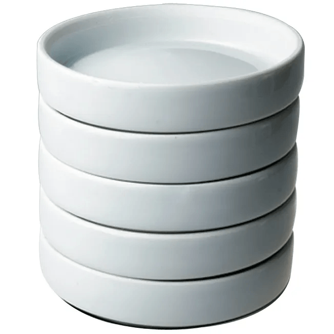 Porcelain 12cm Round Stackable Dishes | The Sydney Art Store