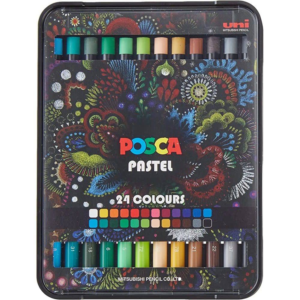 Posca Wax Pastels 24 Set — The Sydney Art Store