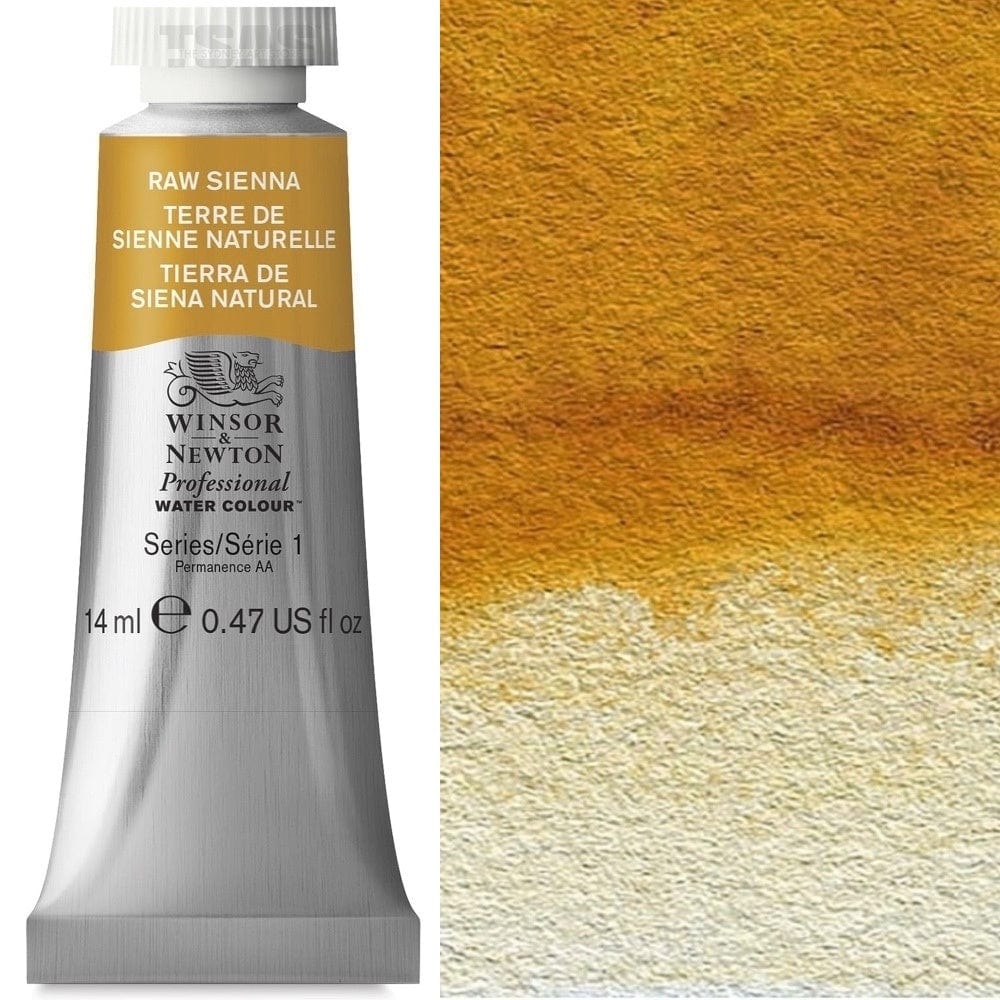 Raw Sienna 14ml Winsor & Newton Watercolour — The Sydney Art Store