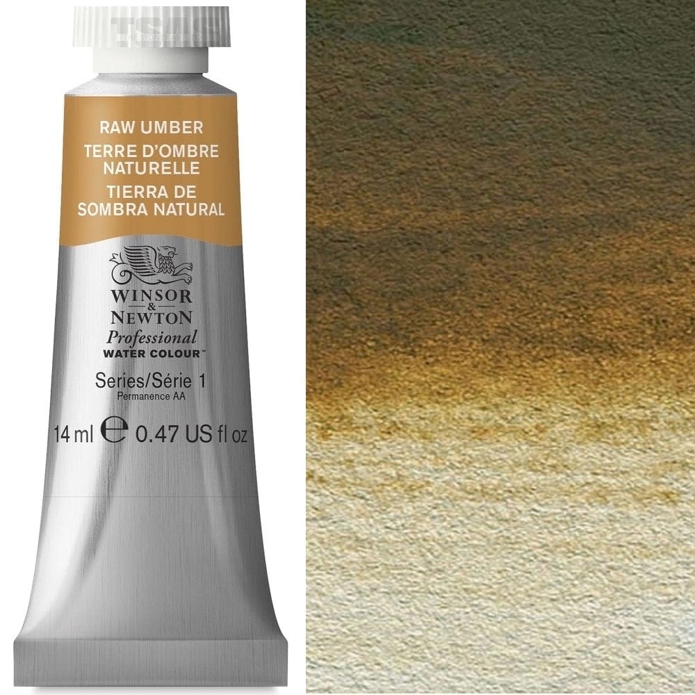 Raw Umber 14ml Winsor & Newton Watercolour — The Sydney Art Store