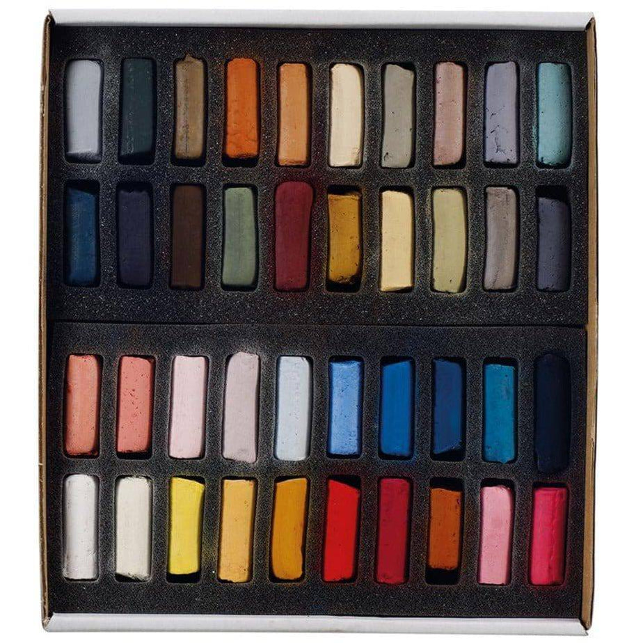 Sennelier 40-Piece Portrait Soft Pastel Set - Complete Range of Soft ...