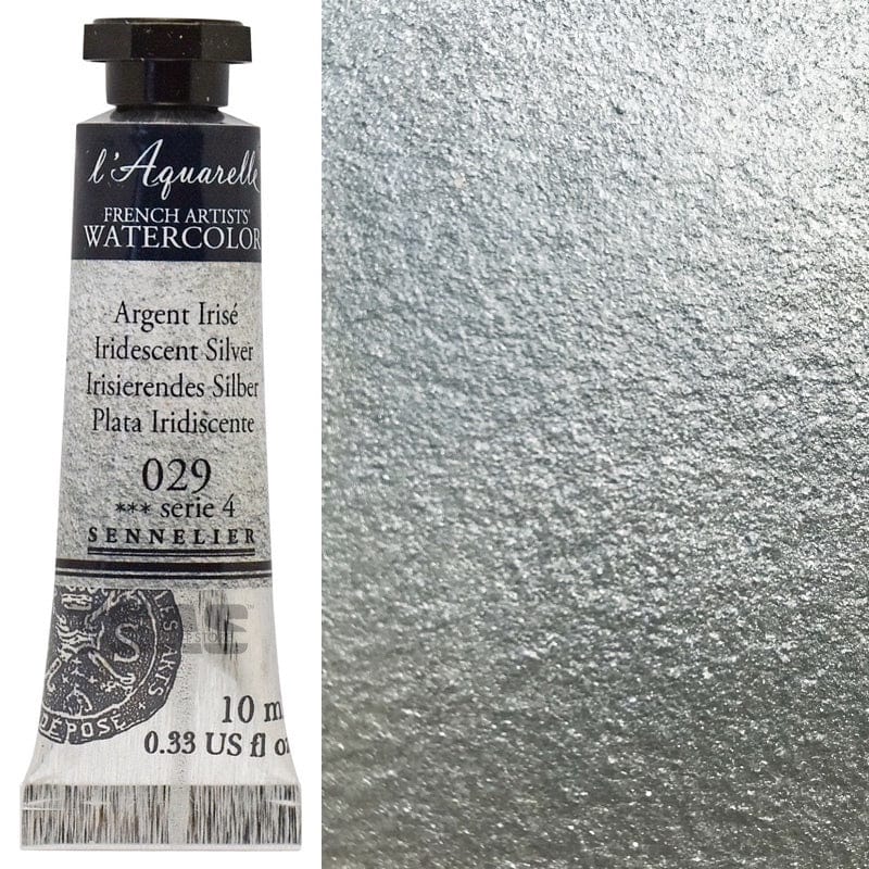 Sennelier Artist Watercolour 029 Iridescent Silver 10ml — The Sydney ...