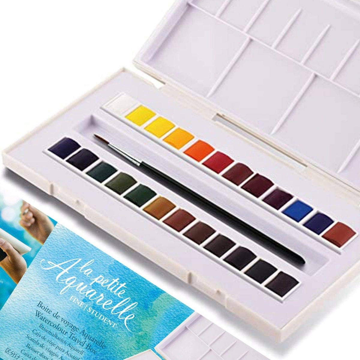 Sennelier La Petite Aquarelle 24 Half Pan Watercolor Set | The Sydney Art Store
