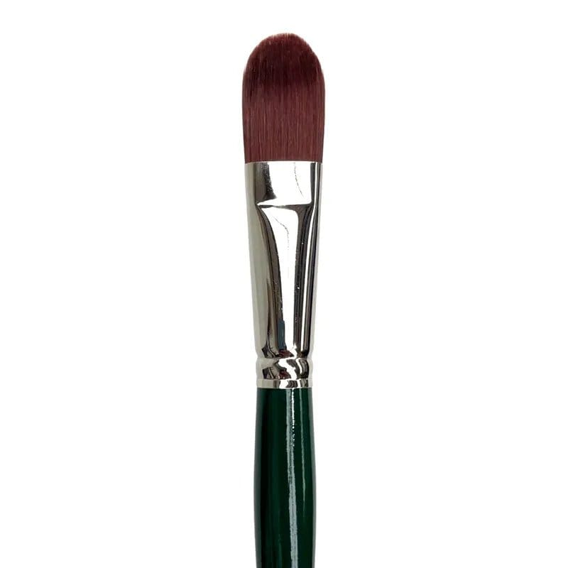 Ruby Satin Synthetic Long Handle Brush Set for Precision Art — The Sydney Art Store