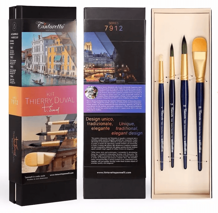 Tintoretto 7912 Thierry Duval Watercolour Brushes Set — The Sydney Art ...