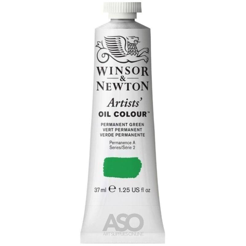 W&N Artist's Oil 37ml Permanent Green 481: Vibrant Botanical Art — The ...